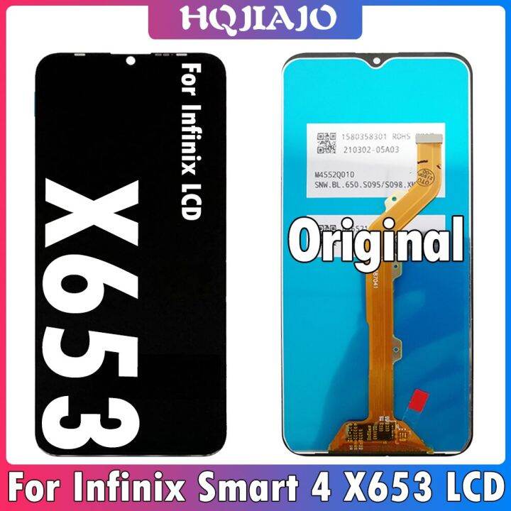 6.6นิ้ว Orioriginl สำหรับ Infinix สมาร์ท4 X653C ชิ้นส่วนจอสัมผัสแอลซีดี ...