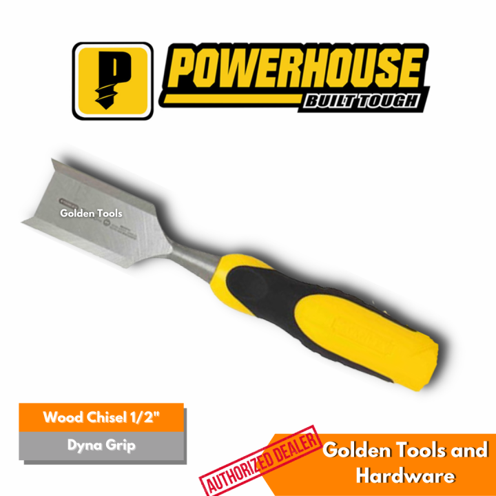 POWERHOUSE Wood Chisel 1/2" [GOLDEN | PAC] | Lazada PH