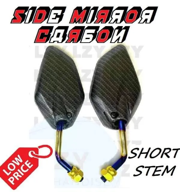 SUZUKI SMASH - Thai Side Mirror Motorcycle Titanium Two Tone Carbon ...