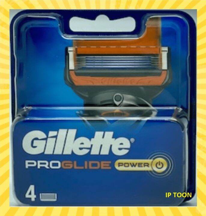 Gillette FUSION5 PROGLIDE Blades Pack 4 /Power. New/Last Packaging ...