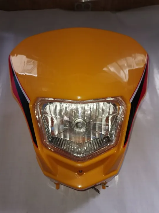 HEADLIGHT ASSY XRM TRINITY YELLOW YSK BRAND | Lazada PH
