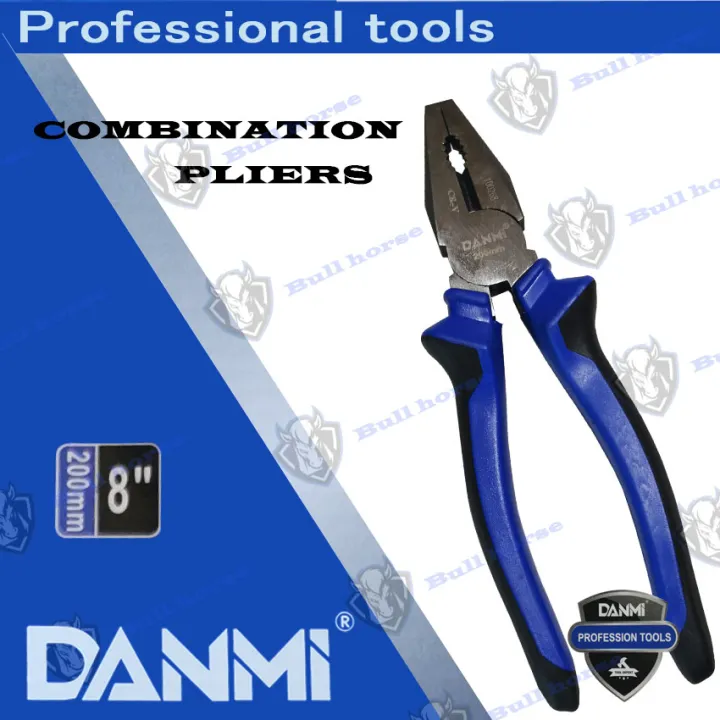 (Bull horse)Danmi COMBINATION PLIERS 8" | Lazada PH