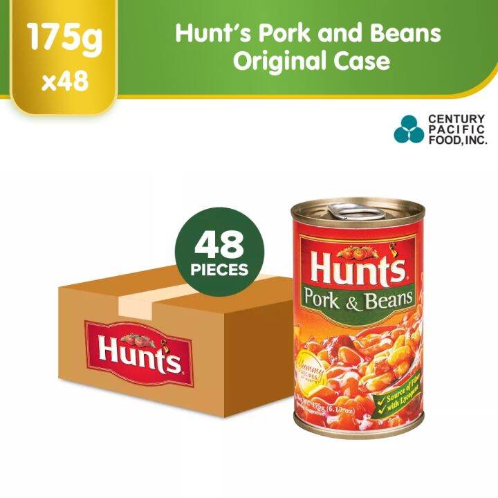 Hunt's Pork and Beans Original 175g Pack of 48 | Lazada PH