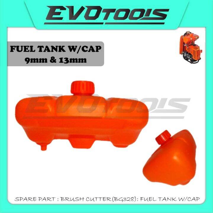 SPARE PART (BG328) : FUEL TANK WITH FUEL CAP MESIN RUMPUT/TANGKI MINYAK ...