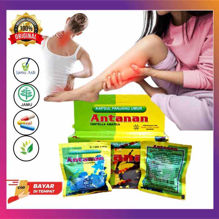 KAPSUL ANTANAN ORI ASLI ORIGINAL KAPSUL PANJANG UMUR OBAT PEGEL LINU ...