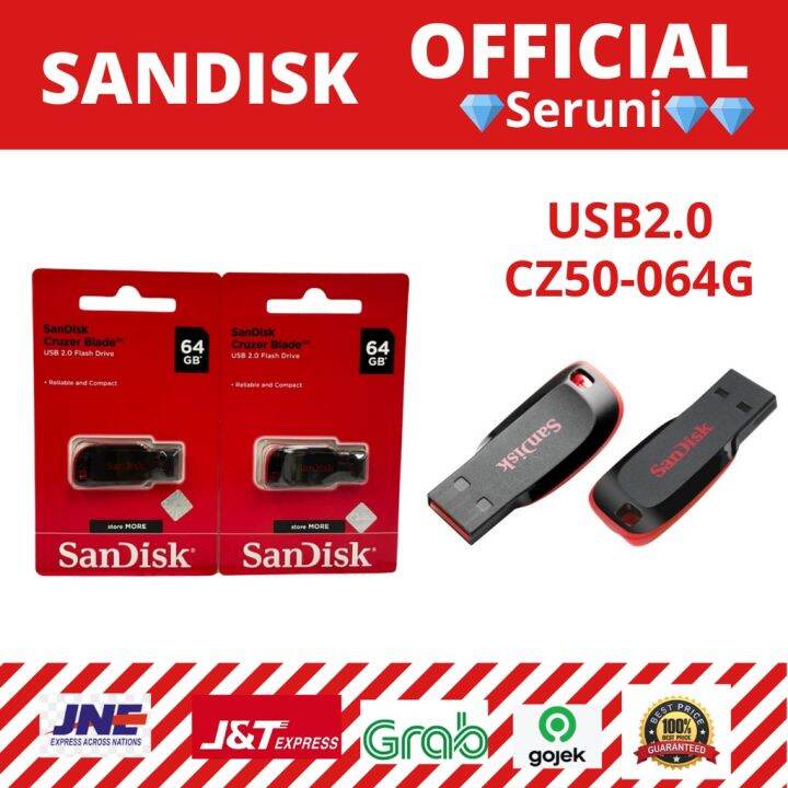 Sandisk FlashDisk Cruzer Blade 64GB | Lazada Indonesia