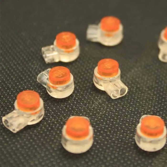 Quick Connect Lock Clamp Joint 2 Wire Konektor Klem Orange AC03 ...