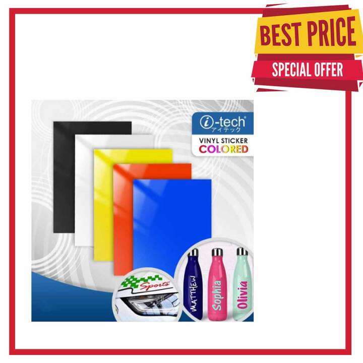 i-tech Vinyl Sticker Colored A4 | Lazada PH