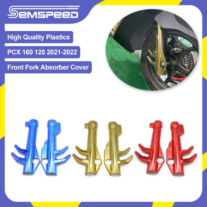 SEMSPEED Motorcycle Front Fork Boot Shock Absorber Guard Gaiters Cover ...