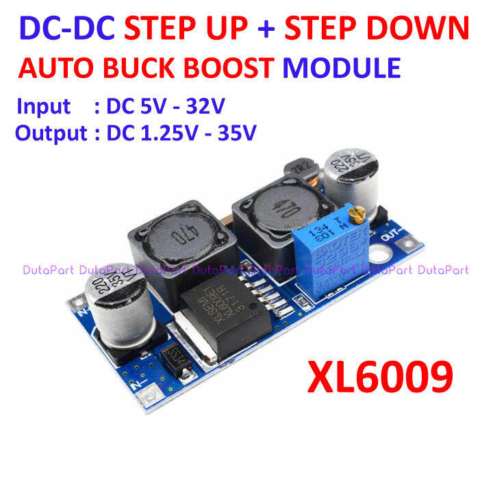DC-DC STEP UP + STEP DOWN Auto Adj Buck Boost Converter Module XL6009 | Lazada Indonesia