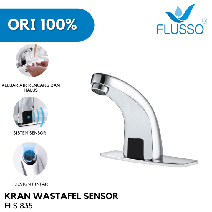 SUPER PREMIUM | Kran Wastafel Sensor | keran Air Wastafel Single dengan ...