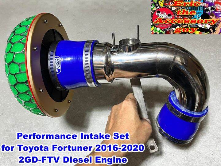 Toyota Fortuner Performance Air intake tube set for 2016-2020 models ...