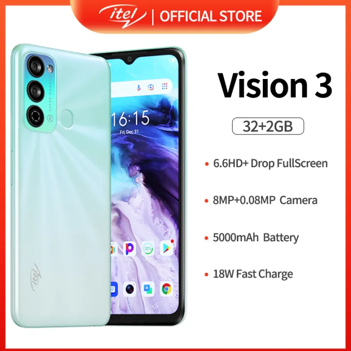 ITEL Vision 3 original cellphone Sale 2+32GB Android Smartphone 5000mAh ...