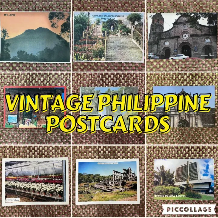 VINTAGE PHILIPPINE POSTCARDS | Lazada PH