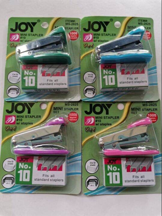 Joy Mini Stapler w/ staples wire #10 | Lazada PH