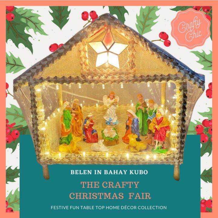 [The Crafty Chic]BELEN IN BAHAY KUBO Handcrafted Christmas Belen ...