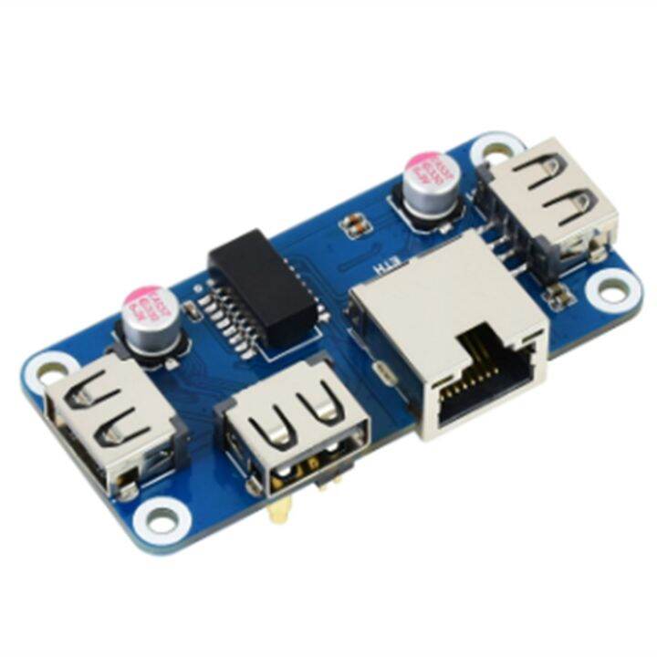 RJ45 Ethernet USB HUB Module HAT Breakout Expansion Board Starter Kit for RPI 0 Raspberry Pi ...