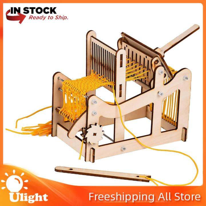 Ulight Wooden Multi-Craft Weaving Loom Large Frame Handcraft for Kids ...