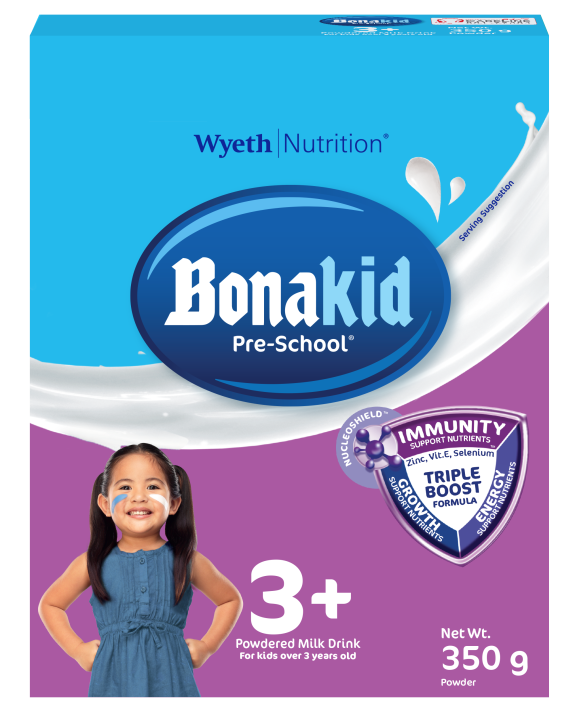 BONAKID PRE-SCHOOL 3+ Stage 4 Powdered Milk Drink for Children Over 3 ...