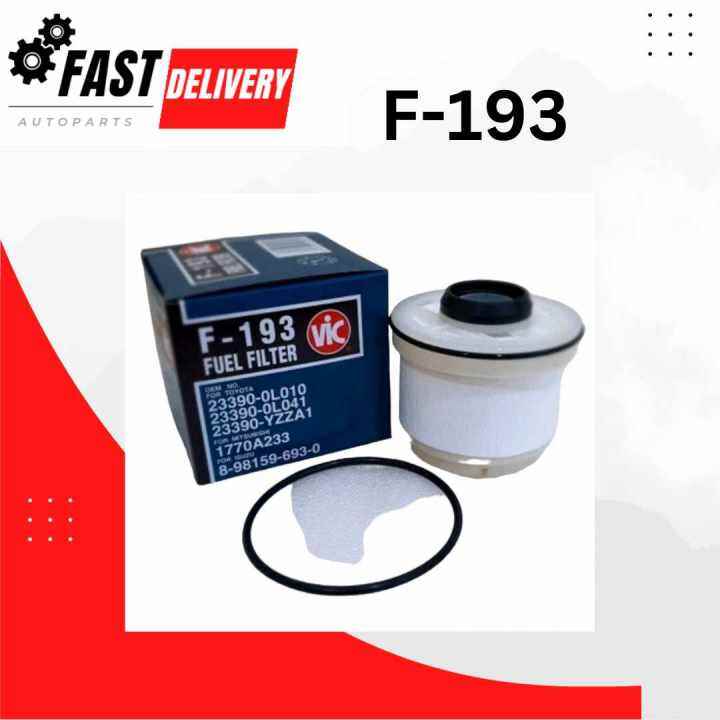 Original Vic fuel filter F-193 for Toyota Fortuner | Innova | Hilux ...