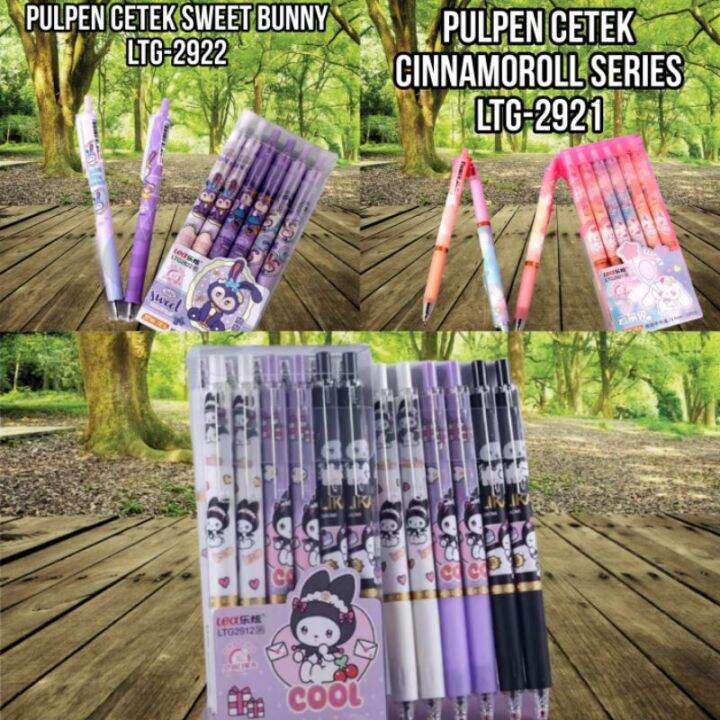 Pena Cetek Kuromi Cinnamorol Fancy Lucu / Pena Cetek Sanrio Series ...