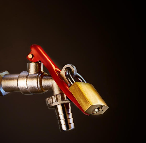 1/2" Thread Water Tap Lockable Faucet Home Outdoor Garden Tool Brass ...