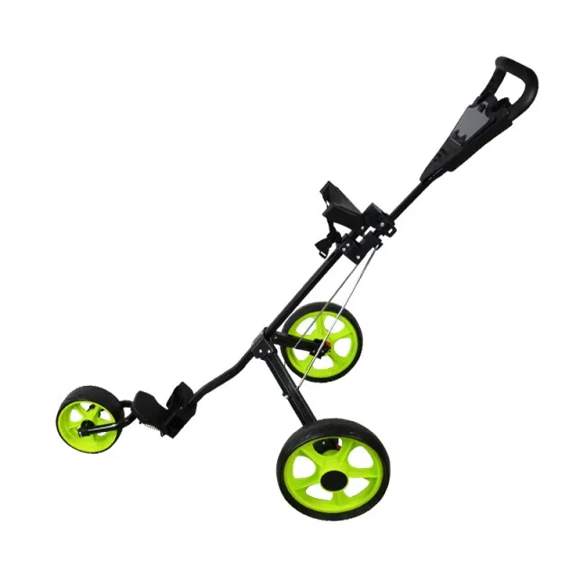 Golf Trolley Golf Push Cart Lightweight 3 Wheels Club Push Pull Cart ...
