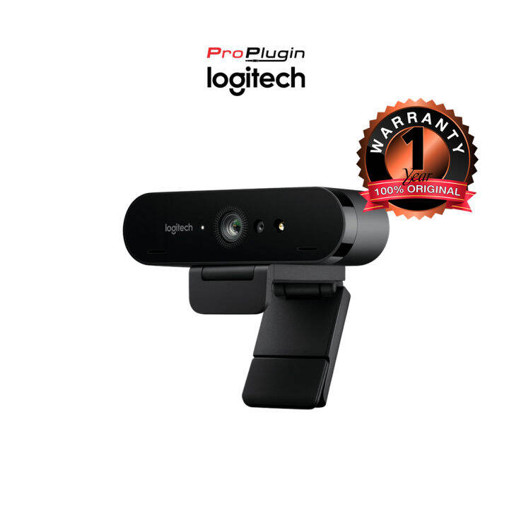 Logitech QCAM BRIO 4K กล้องเว็บแคมเพื่อธุรกิจ (ProPlugin) | Lazada.co.th