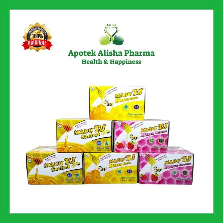 Madu TJ Sachet (Box 12sachet) - TJ Madu Sachet Original / Jeruk ...