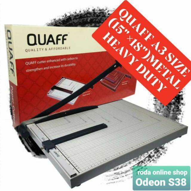 QUAFF A3 PAPER CUTTER (15 ×18 )METAL BASE | Lazada PH