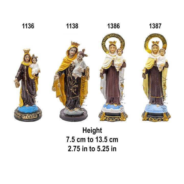 AnoSaiyo Mama Mary Statue Our Lady of Mount Carmel or Virgin of Carmel ...