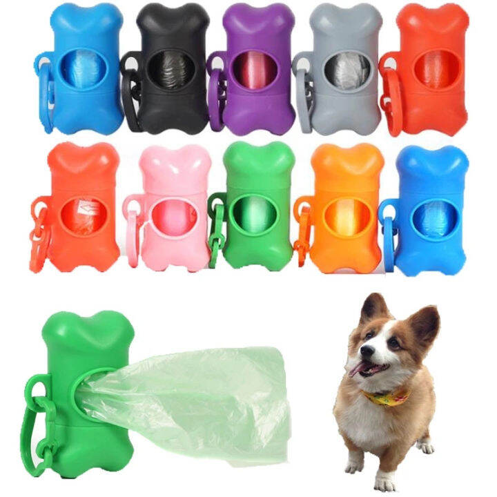 Pet Dispenser Waste Dog Poo Puppy Pick-Up Bags Travel Poop Bag Holder ...