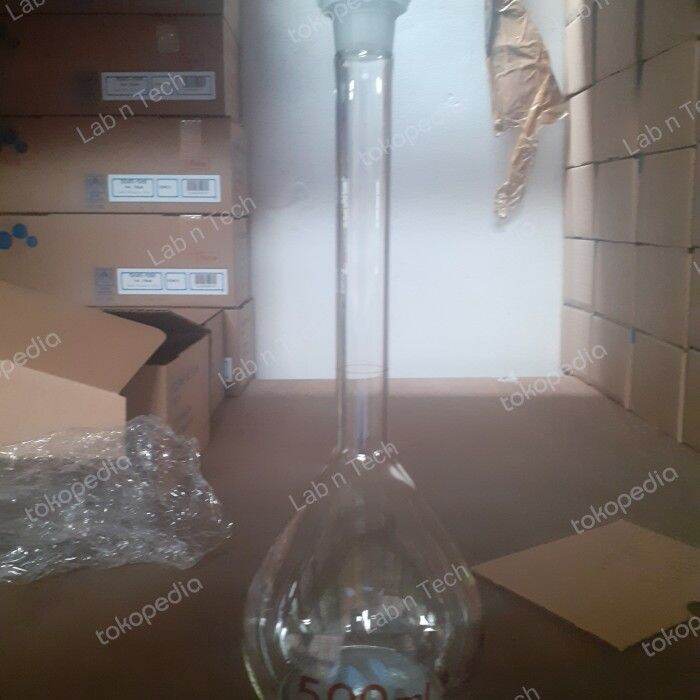 Labu Ukur 500 ml katalog 5645-500 Iwaki Original Class A | Lazada Indonesia