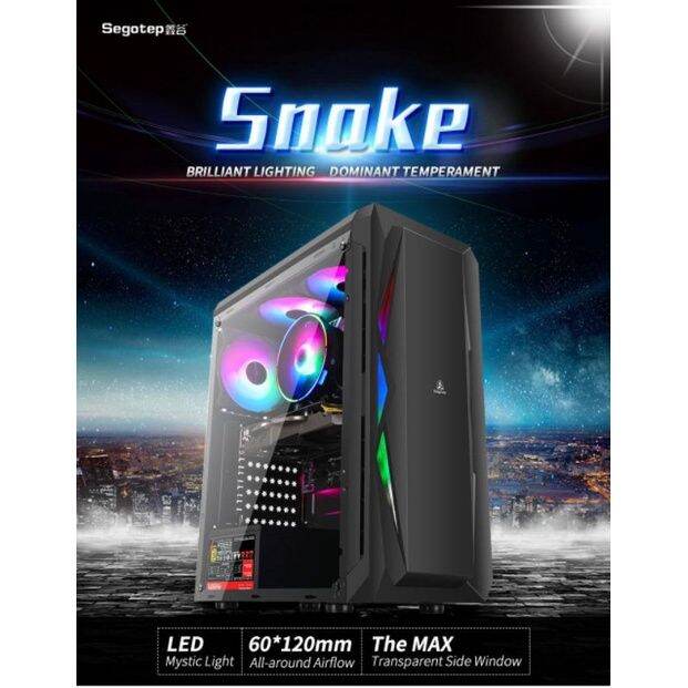 Casing Gaming Segotep Snake Non Psu | Lazada Indonesia