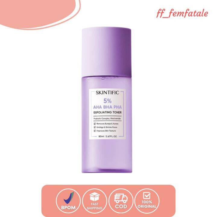 [FF] Skintific 5% Aha Bha Pha Exfoliating Toner | Lazada Indonesia