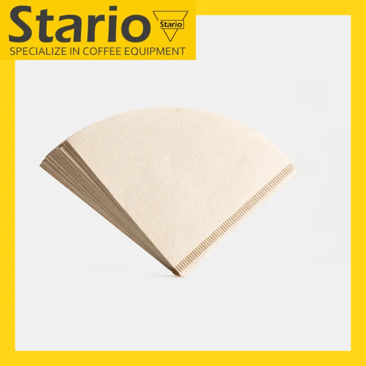 Stario กระดาษกรองกาแฟ 100แผ่น ดริปกาแฟ กระดาษดริป กรองกาแฟ Coffee ...