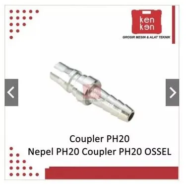 OSSEL COUPLER MALE 1/4" PH20 KOPLER QUICK COUPLING SAMBUNGAN ANGIN ...