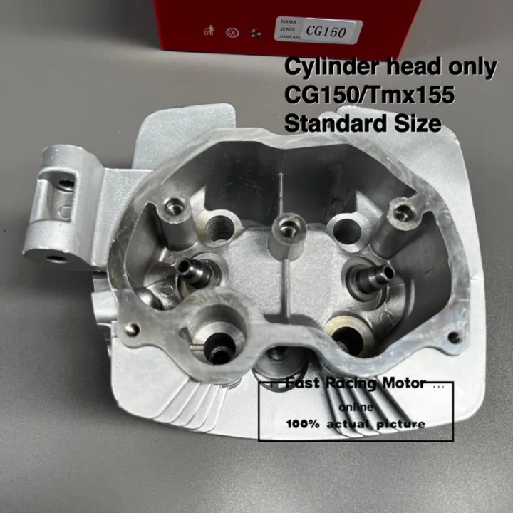 cylinder head only For Tmx 155 or CG150 standard size same sukat ...