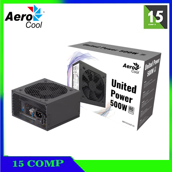 Aerocool United Power 500W - 500 Watt 80 PLUS White Gaming PSU | Lazada ...