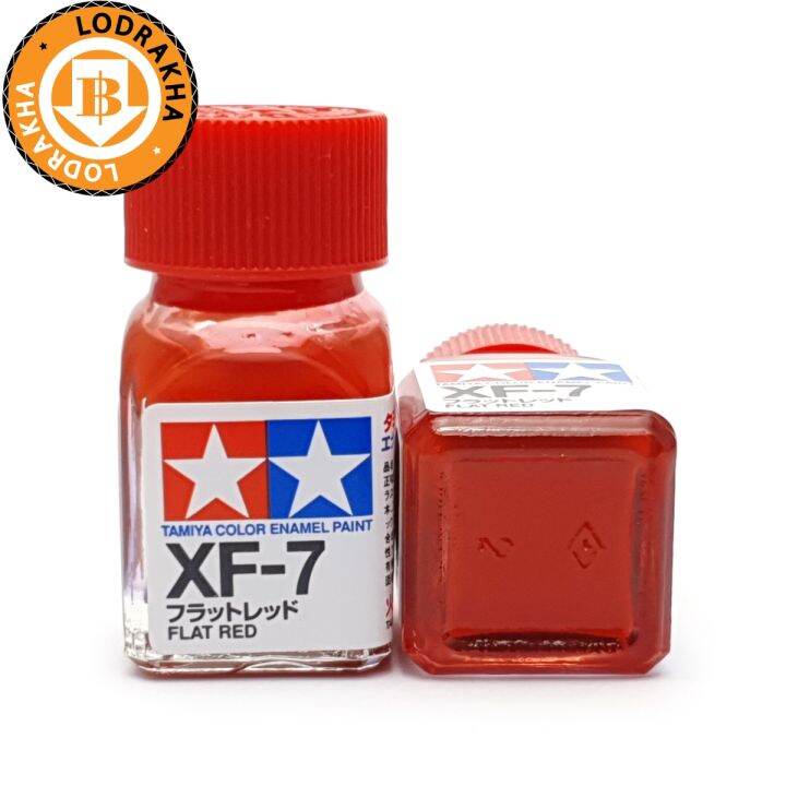 สีแดงด้านสูตรน้ำมัน Tamiya Enamel XF7 Flat Red 10ml | Lazada.co.th