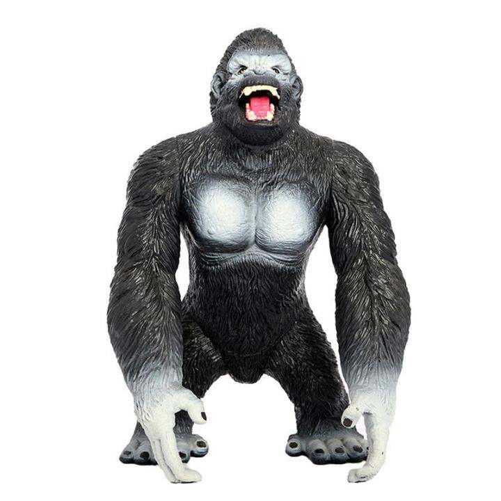 Gorilla Model Roaring Orangutan Mini Monkey Figurines Gorilla Mandrill ...