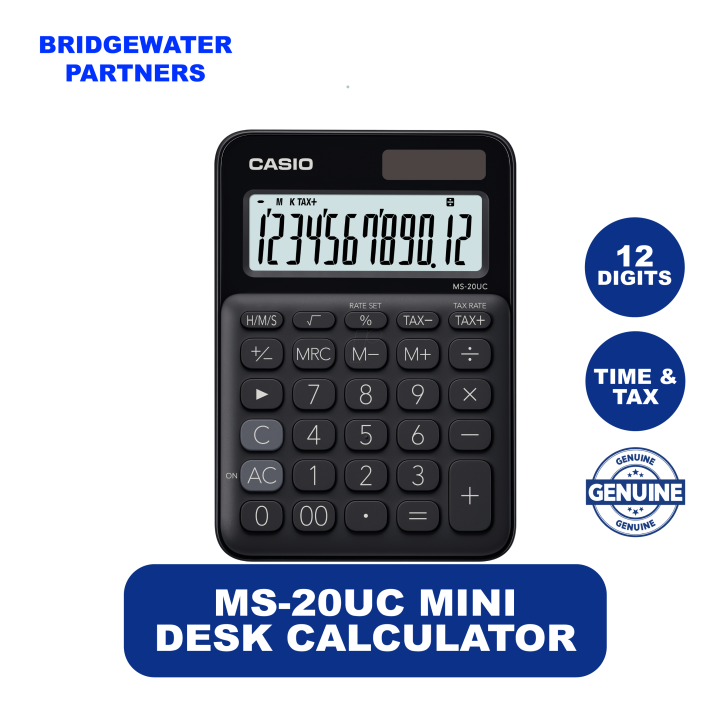 Casio MS-20UC Mini Desk Calculator | Lazada PH