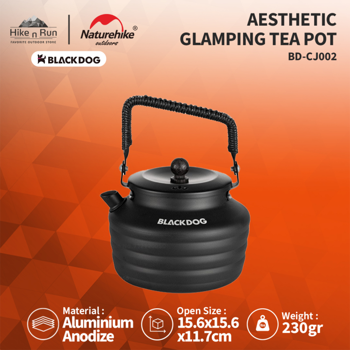 Teko Camping Black Dog BD-CJ002 Aesthetic Glamping Tea Pot | Lazada Indonesia