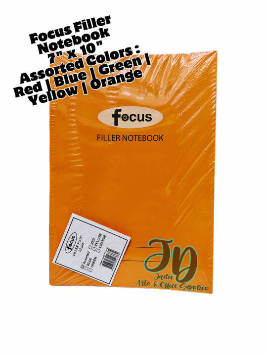 Focus Filler Notebook [7" x 10"] - Assorted Color | Lazada PH