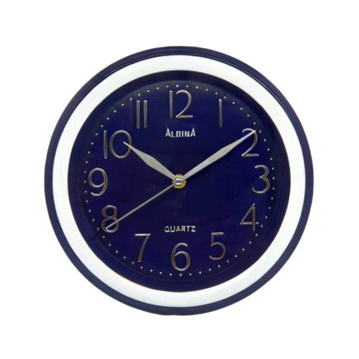 Jam Dinding AlbinA (9001 F) - Standard (Blue) | Lazada Indonesia