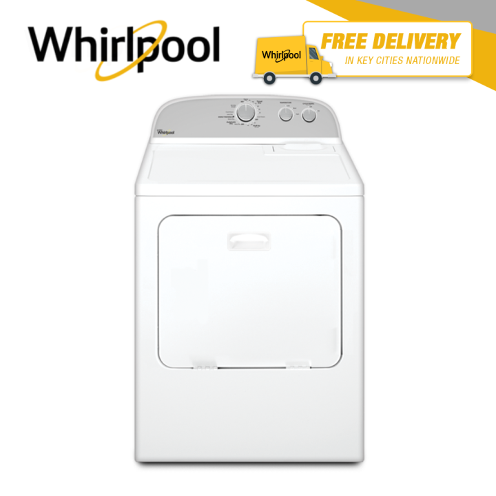 Whirlpool 15 kg Heavy Duty US Front Load Gas Dryer 4GWGD4815FW (White ...