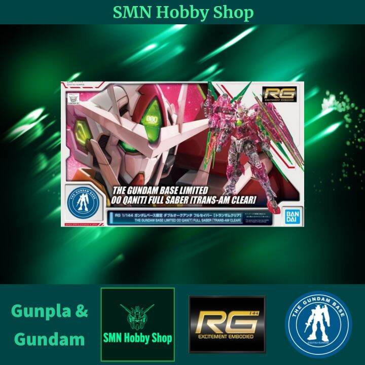 RG 1/144 00 QanT Full Saber Trans-Am Clear Gunpla Gundam [Mobile Suit ...