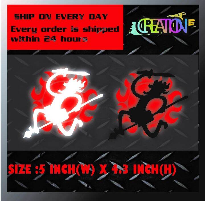 one piece luffy nika form model car sticker AA00021 | Lazada