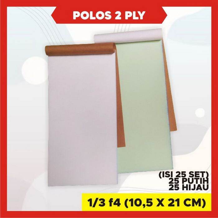 Nota Polosan Kosong 2 Ply Ncr Polos Langsung Tembus Sticky Note Block ...