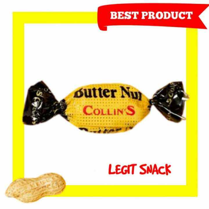 100 Pcs Permen Collins Butternut / Permen Kacang Colin Butter Nuts ...